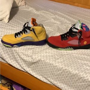 Jordan | Shoes | Jordan Retro What The 5s Wore Once Come With Crease ...